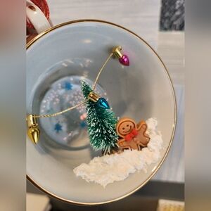 Handmade | Holiday | Vintage Coffee Tea Cup Upcycled Holiday Christmas ...
